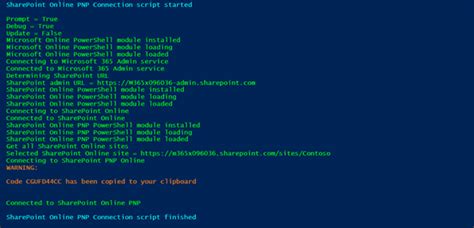 connect to sharepoint pnp using powershell ciaops