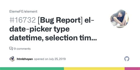 [bug report] el date picker type datetime selection time and seconds