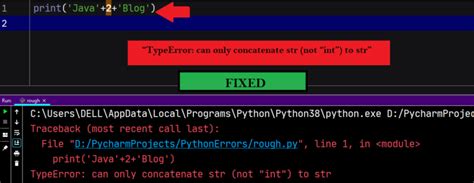 [solved] typeerror can only concatenate str not int