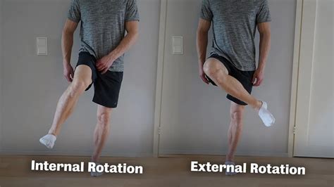 hip internal rotation and external rotation movement rom