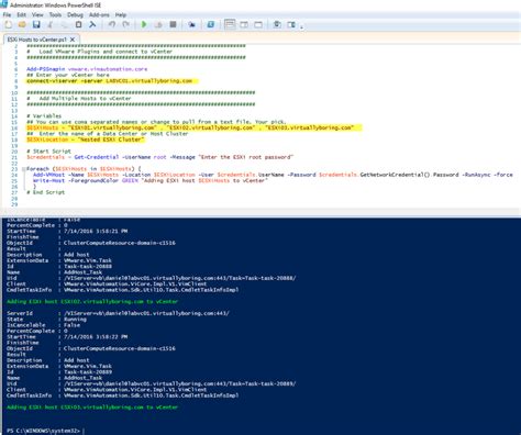 how to add esxi hosts to vcenter using powershell virtually boring