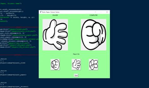 python rock paper and scissor game free source code and tutorials