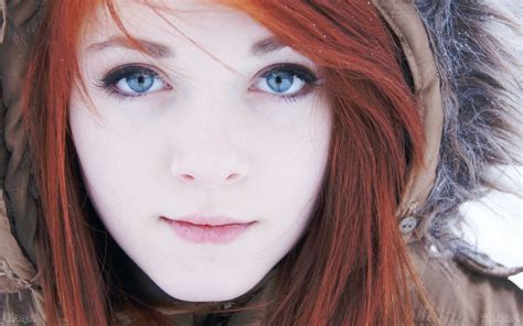 Alyssa Campanella Closeup Glasses Redhead Blue Eyes Model Simple