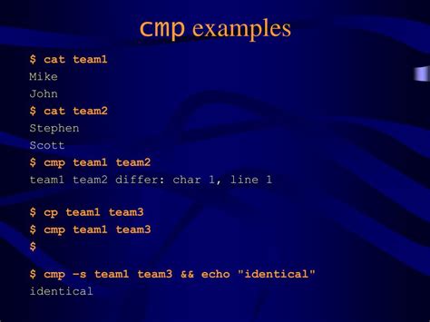 ppt more unix utilities find diff cmp at crontab tr powerpoint