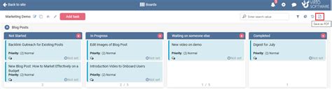 save to pdf option for kanban board office 365 app sharepoint blog