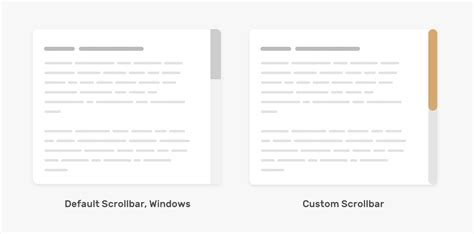 customize scrollbar with css