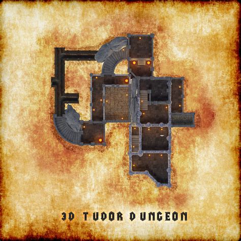 3d tudor blender 3 to unreal engine 5 dungeon modular kitbash