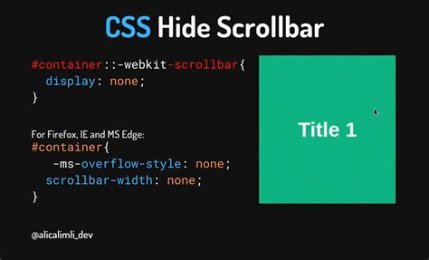 ali 🎯 on twitter css hide scrollbar 👇