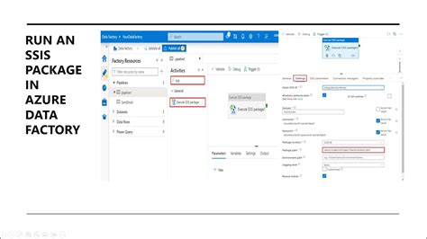 how to run an ssis package in azure data factory youtube