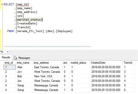 technical how to get latest record or first record from a table in sql