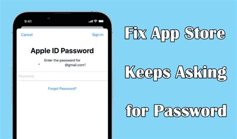 Easy Guide To Fix App Store Keeps Asking For Password
