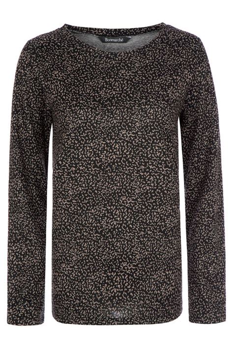 dash print soft touch top