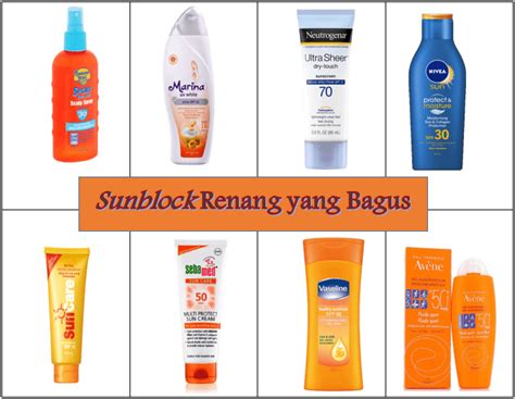 8 Rekomendasi Sunblock Renang Yang Bagus Untuk Menjaga Kulit Tetap