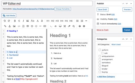 the best markdown plugins for wordpress