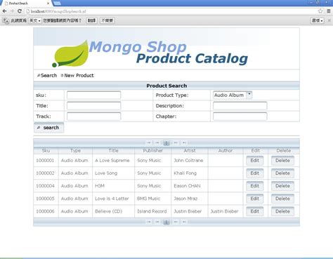 spring data mongodb and jsf integration tutorial