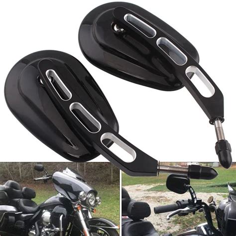 8mm Motorcycle Rear View Achteruitkijkspiegel Side Spiegels Voor Harley