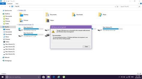 getting error device descriptor request failed code 43 microsoft