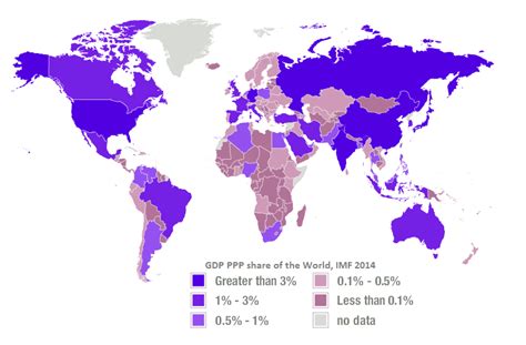 Gdp Per Capita Ppp Map