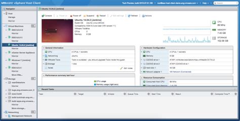 แนะนำ esxi embedded host client ทางเลือกใหม่ที่จะมาแทน vmware vsphere