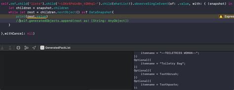 swift swift4 firebase retrieve only value of key and put in array