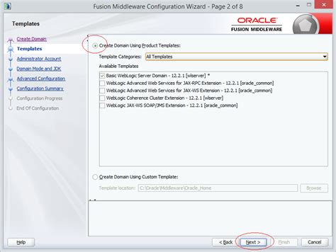 install oracle weblogic server