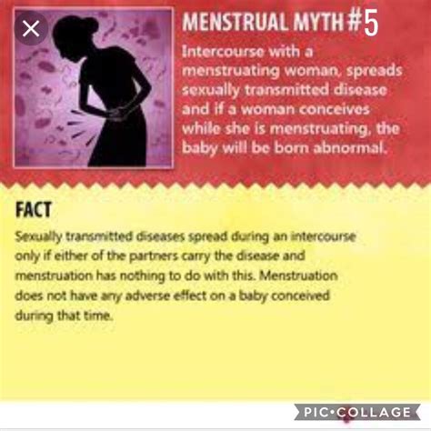 Pin By Sss On Periods Menstrual Myths Myth Busted