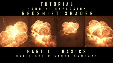 houdini explosion redshift shader part i basics youtube