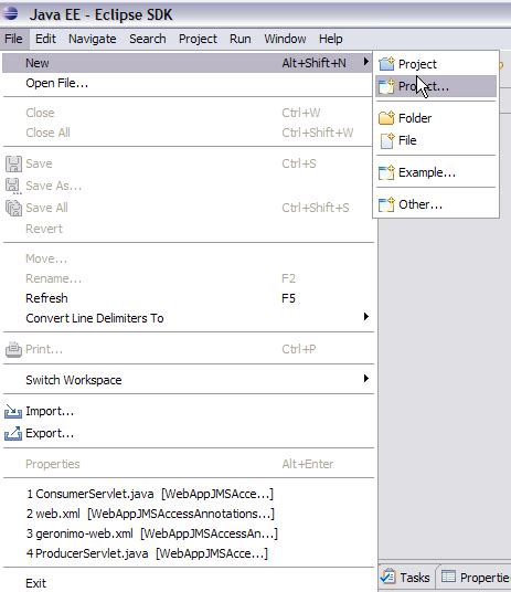 apache geronimo v3 0 documentation jms application with message driven