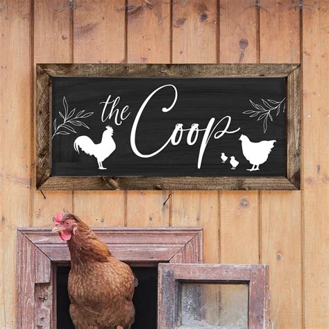 The Coop Chicken Coop Sign Sign For Chicken Coop Farmhouse Sign