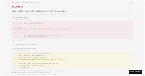 react infinite scroll examples codesandbox