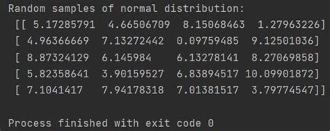 how to generate random samples from a normal distribution pythoneo