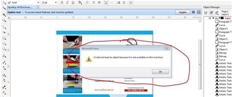 error messages coreldraw graphics suite x7 coreldraw graphics suite