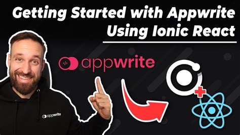 getting started with appwrite using ionic react youtube