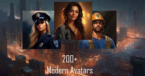 200 Modern Character Avatars Set2 2d Icons Unity Asset Store