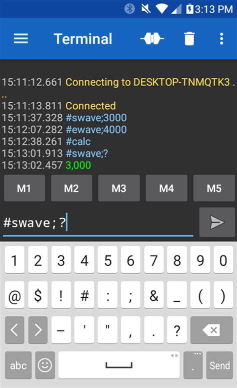 bluetooth communication with bytran