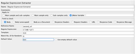 jmeter can not get value with regular expression extractor