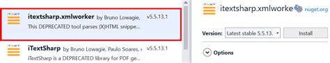 how to export html to pdf using asp mvc coreprogram