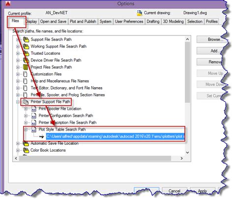 solved plotting to adobe pdf plot style table missing