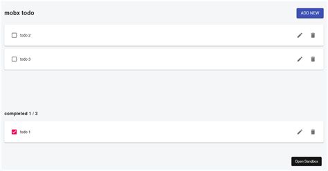 mobx react typescript example codesandbox