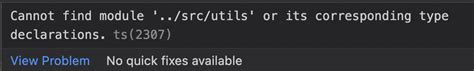 javascript typescript cannot find module in tests folder stack overflow