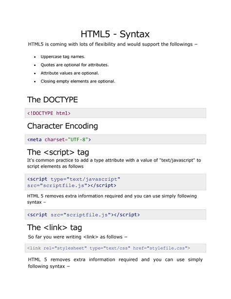 html5 quotes are optional for attributes attribute values are