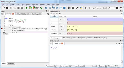 stepwise debugging of selected python code stack overflow