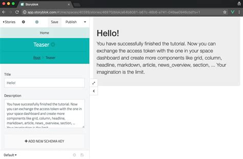 add a headless cms to node js in 5 minutes storyblok