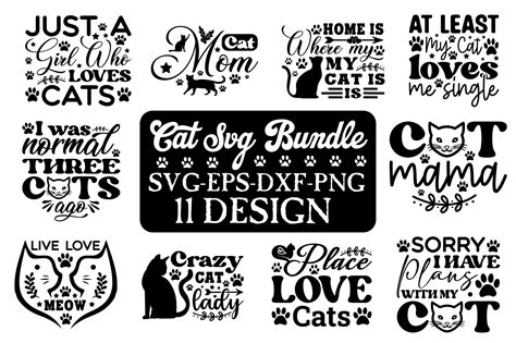 Cat Svg Bundle Cats Svg Bundle Graphic By Svg Design Hub · Creative