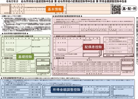 基礎控除申告書 令和5年分