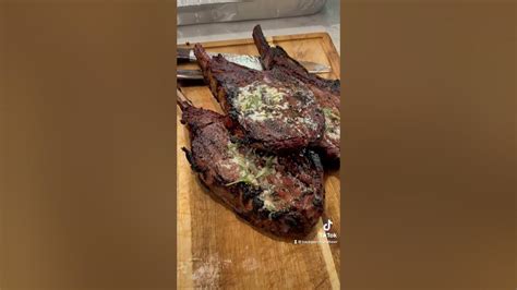 Reverse Sear Tomahawk Ribeye Steak Step By Step Youtube