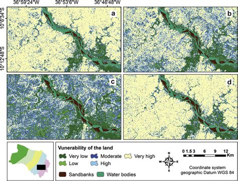 Spatio Temporal Distribution Of The Classes Of The Vulnerability Of The