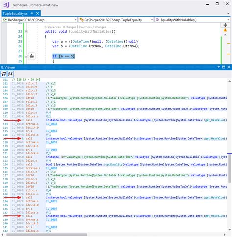 tuple equality c 7 3 in rider and resharper the tools blog
