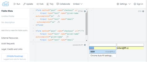 conflict cel mai rău mlaştină html form autocomplete