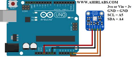 bmp180 barometric pressure sensor with arduino ahirlabs